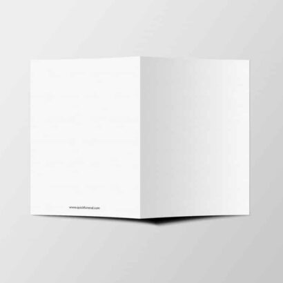 Blank Tabloid Funeral Program | Tabloid Funeral Program
