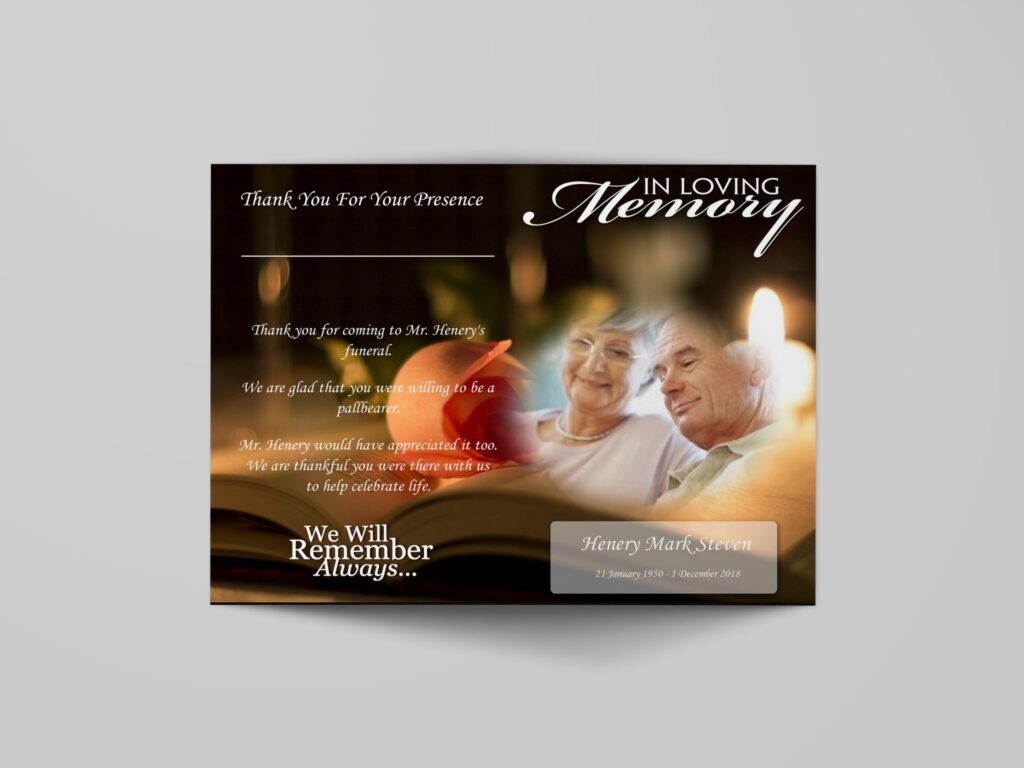 Bible Funeral Program Template - Funeral Pamphlet Site