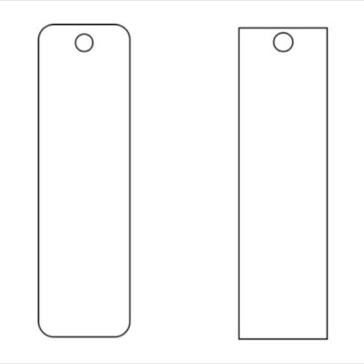 Blank Funeral Bookmark Template | Funeral Program Template