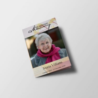 Going Home Funeral Program Template - Funeral Pamphlet Site