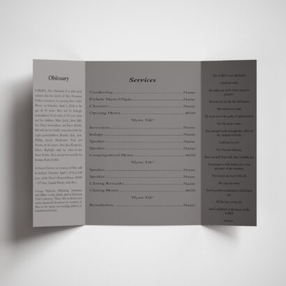 Gatefold Funeral Programs Archives - Funeral Pamphlet Site