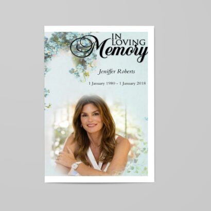 Royal Natural Funeral Program Template - Funeral Pamphlet Site