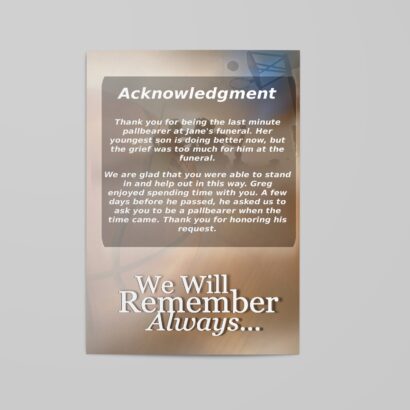 Sports Themed Funeral Program Template - Funeral Pamphlet Site